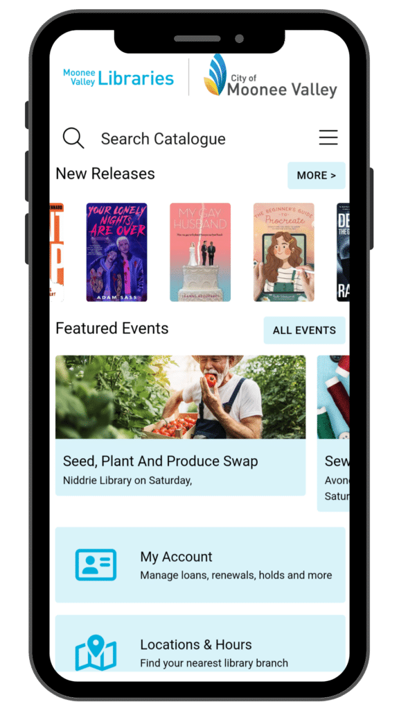Library App - Moonee Valley Libraries