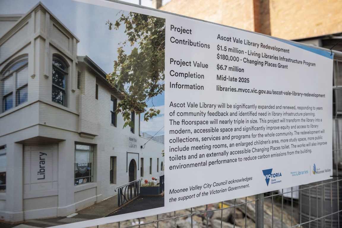 Ascot Vale Library Redevelopment - Moonee Valley Libraries